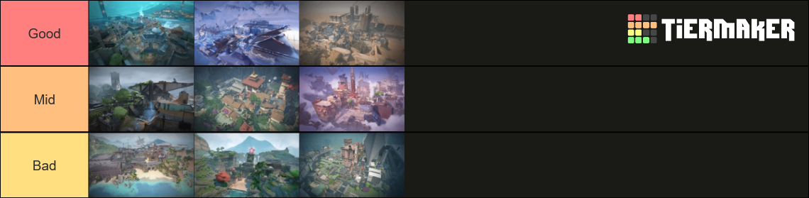 Valorant Map Tierlist (Up to Lotus) Tier List (Community Rankings) - TierMaker