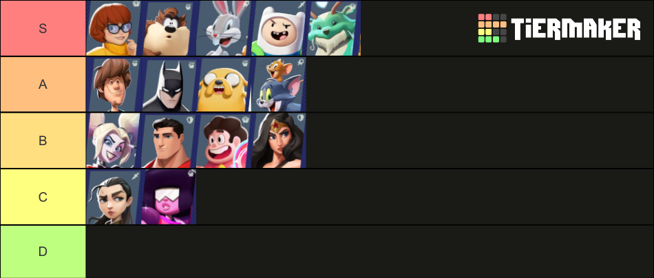 Multiversus Tier List (Community Rankings) - TierMaker