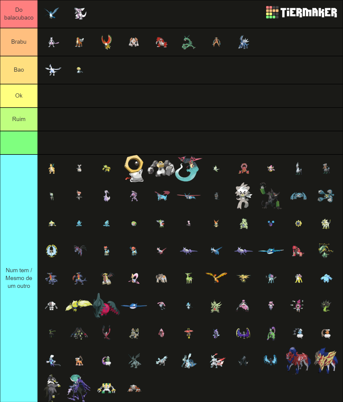 Pseudo Legendary/Mythical/Legendary Pokemon (correct order) Tier List (Community Rankings ...