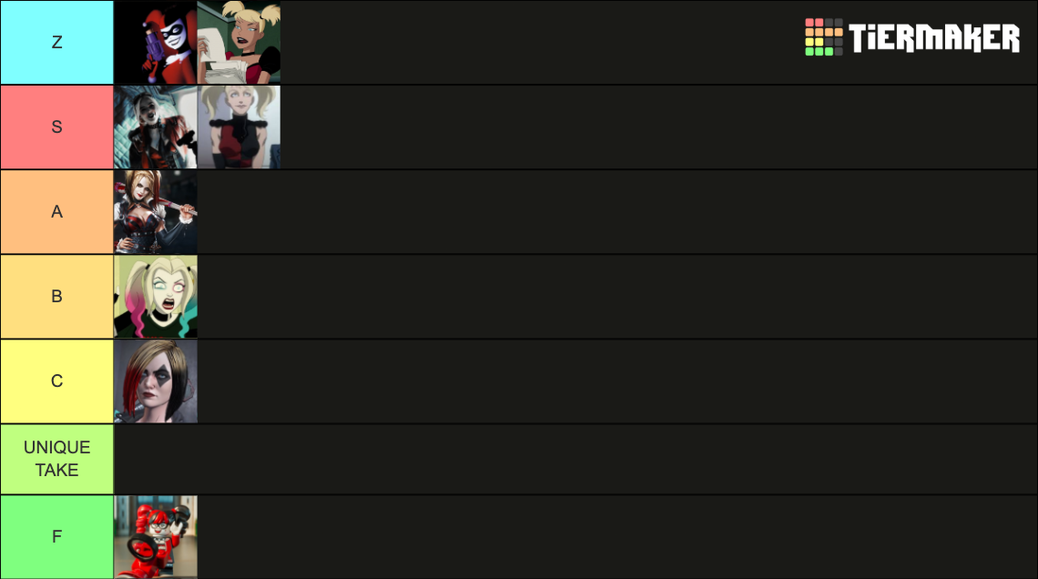 Harley Quinn Voice Actress update Tier List (Community Rankings ...