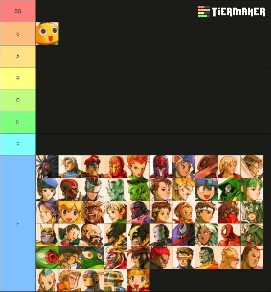 MvC2 Tier List (Community Rankings) - TierMaker