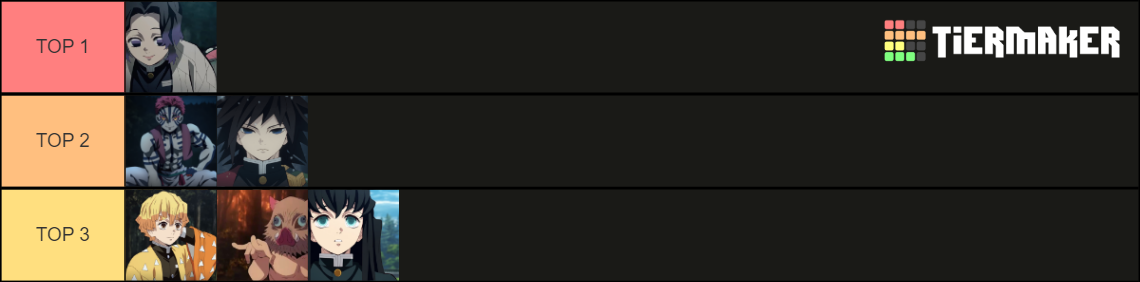 Kimetsu no Yaiba Tier List (Community Rankings) - TierMaker