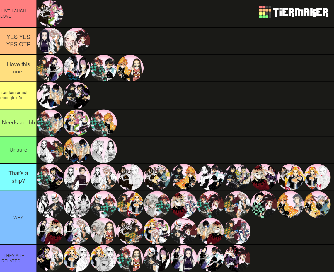 Demon Slayer Ship Chart