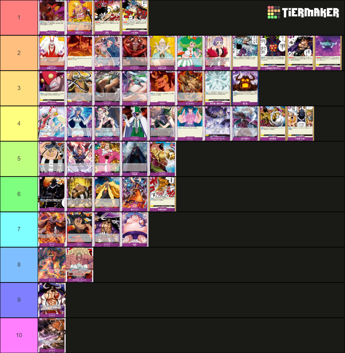 ONE PIECE PURPLE Tier List (Community Rankings) - TierMaker