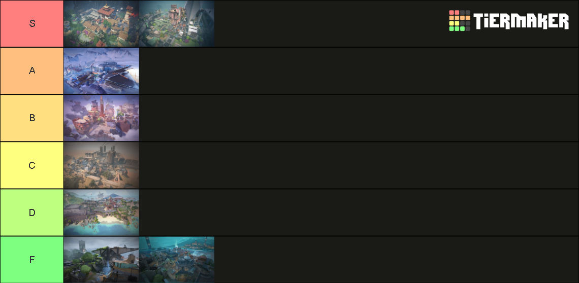 Valorant Maps (Including Pearl) Tier List (Community Rankings) - TierMaker