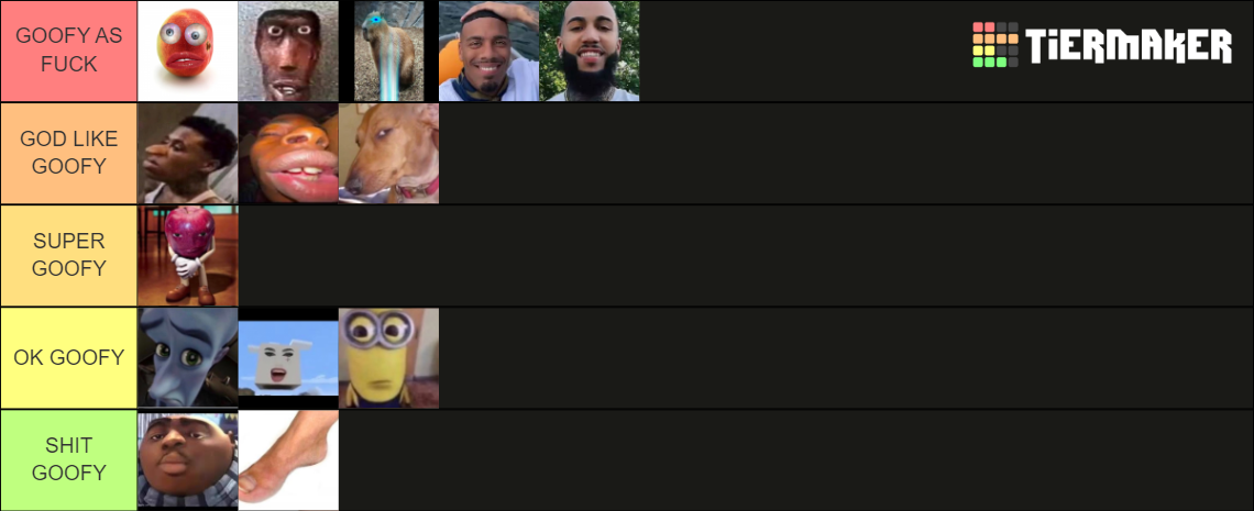 goofy ahh verse s1 Tier List (Community Rankings) - TierMaker