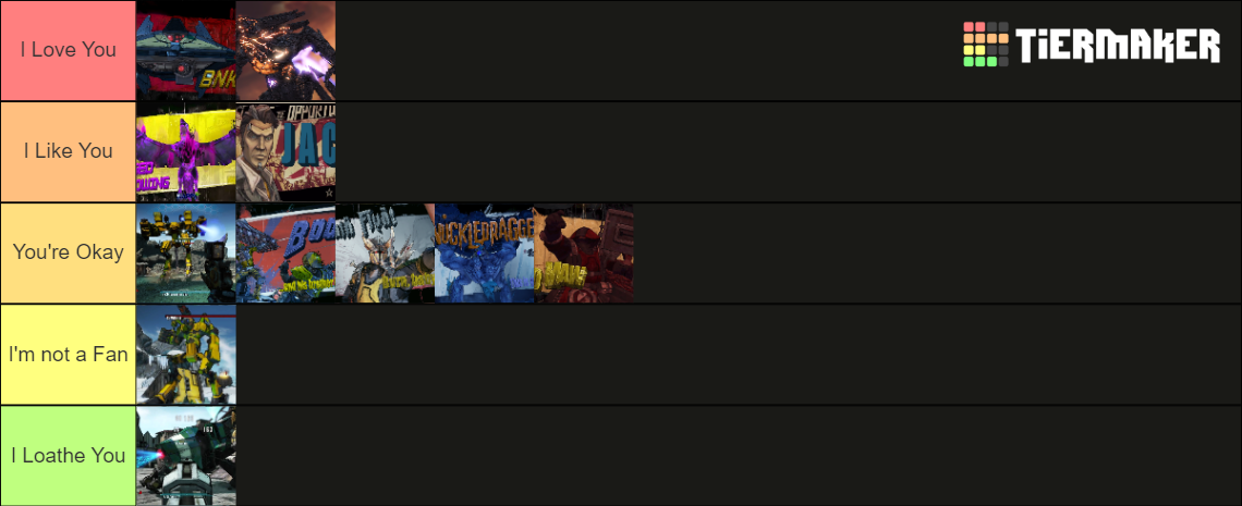 Borderlands 2 Story Bosses Tier List (Community Rankings) - TierMaker