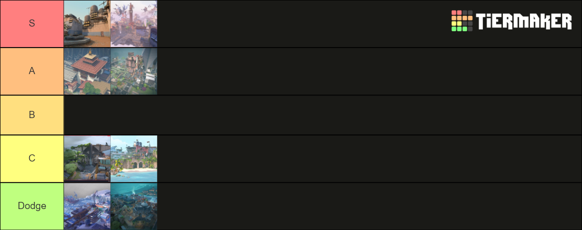 Valorant Map Tier List (Community Rankings) - TierMaker