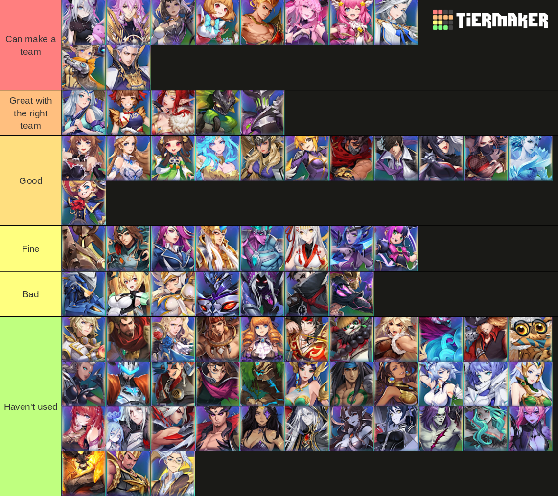 mobile legends adventure Tier List (Community Rankings) - TierMaker