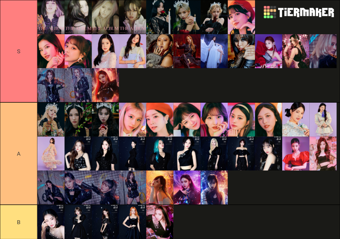 Top Girl Group Idols (2021) Tier List (Community Rankings) - TierMaker