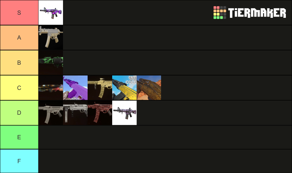 Cod vanguard and Bocw mastery camo Tier List (Community Rankings) - TierMaker