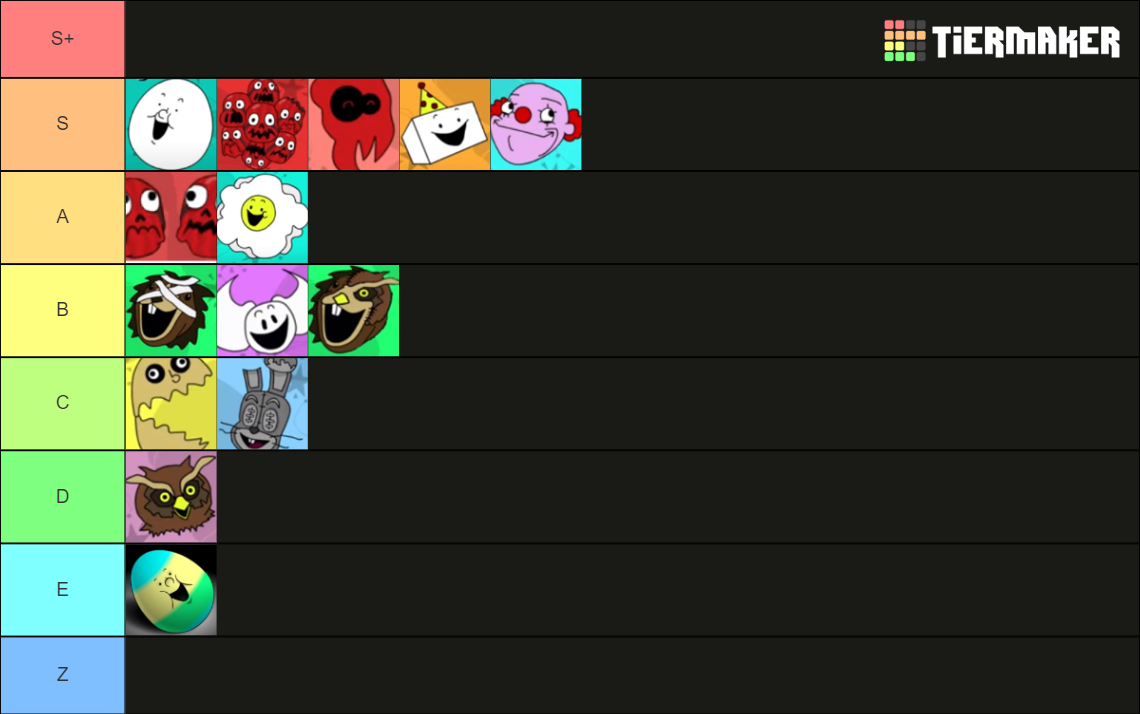 Onaf characters Tier List (Community Rankings) - TierMaker
