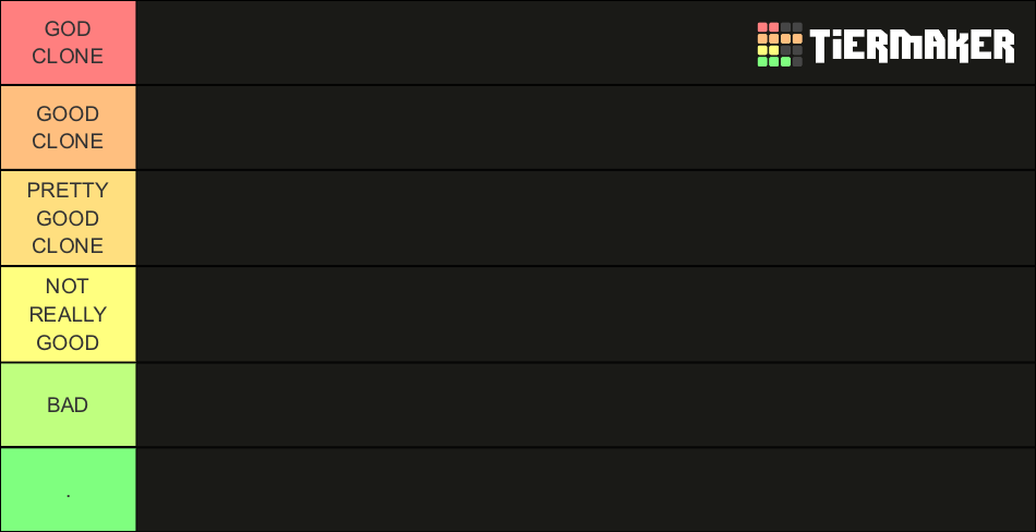 Laykz Clone Tier List (Community Rankings) - TierMaker