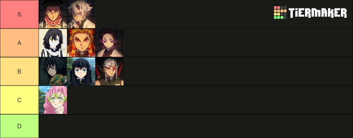 demon slayer pillars Tier List (Community Rankings) - TierMaker