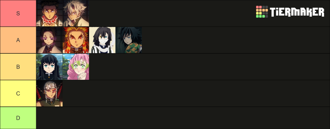demon slayer pillars Tier List (Community Rankings) - TierMaker