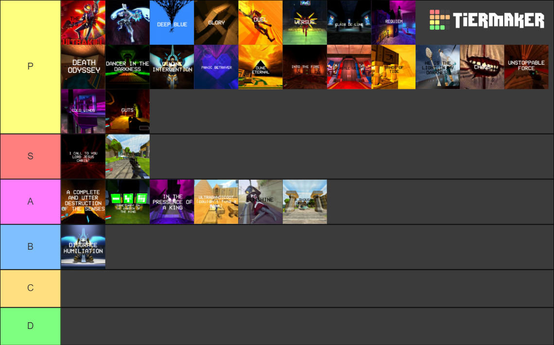 All ULTRAKILL Music Tier List Community Rankings TierMaker all-ultrakill-music-tier-list-community-rankings-tiermaker