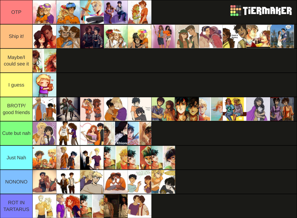 Ultimate Riordanverse ship Tier List (Community Rankings) - TierMaker