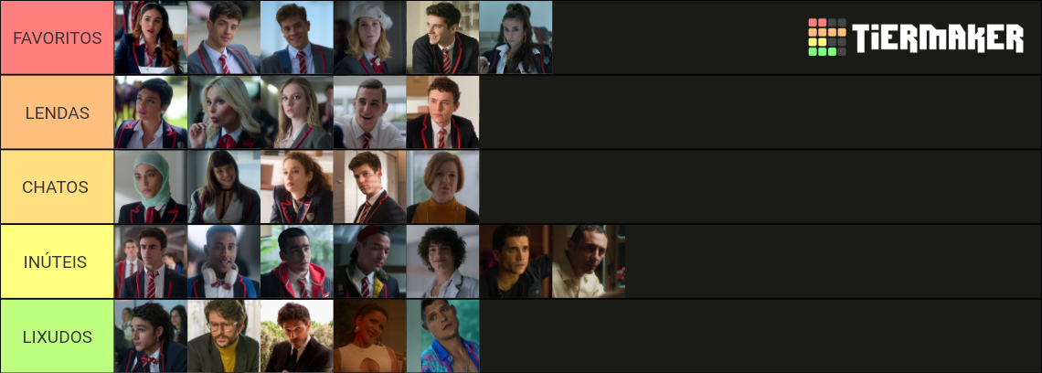 RANKING DE PERSONAGENS DE ELITE Tier List (Community Rankings) - TierMaker