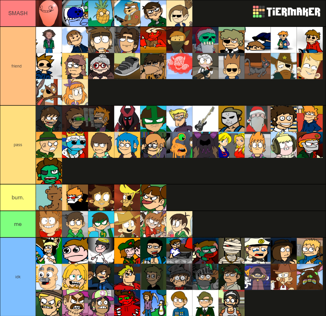 Eddsworld Characters (Extended List) Tier List (Community Rankings ...