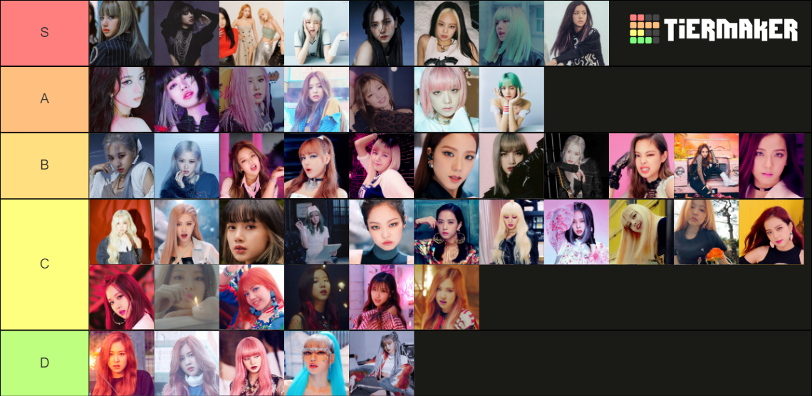 Ranking Blackpink Looks Tier List (Community Rankings) - TierMaker