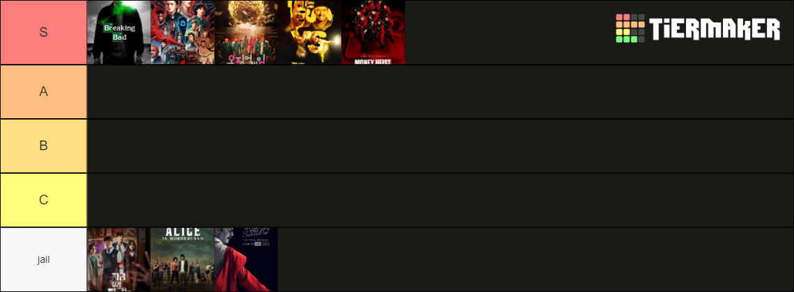 TV series Tier List (Community Rankings) - TierMaker