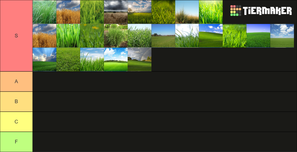 Grass Tier List (Community Rankings) - TierMaker