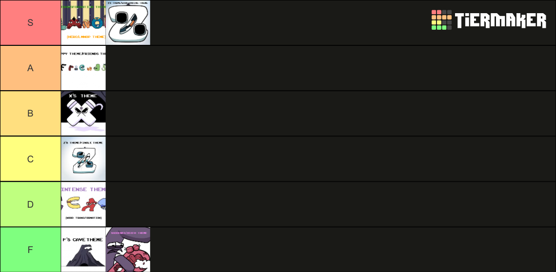 Alphabet Lore OST Tier List (Community Rankings) - TierMaker