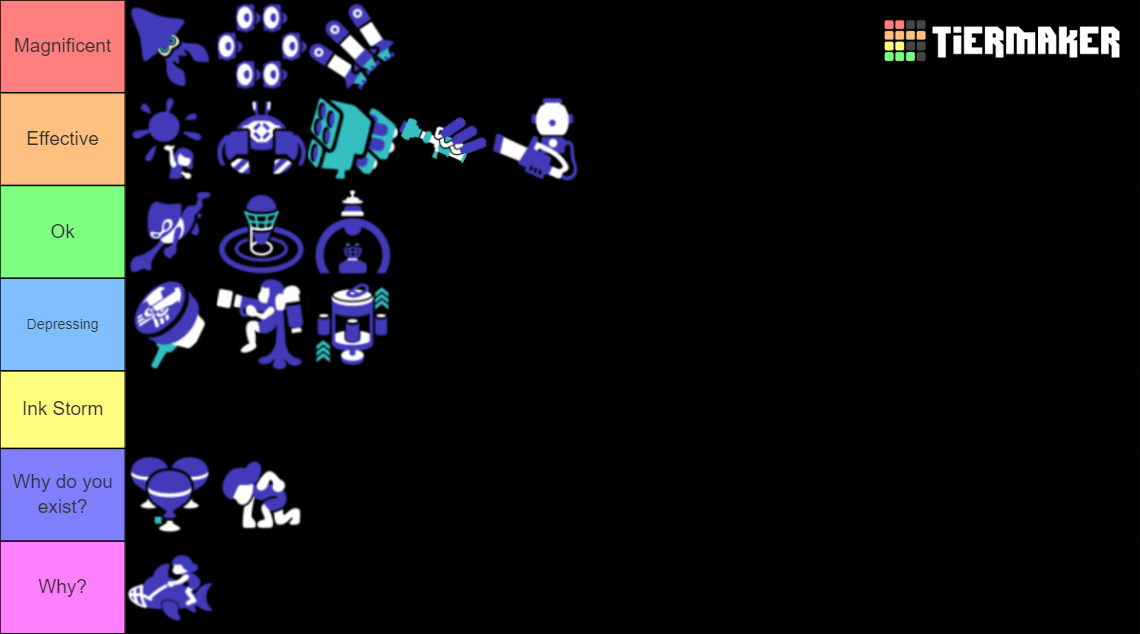 Splatoon 3 Special Weapons (Fresh Season 2023) Tier List (Community ...