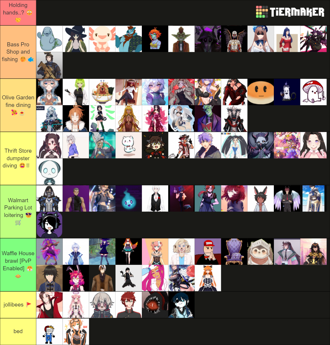 Aka Ai Valentines Tierlist Tier List (Community Rankings) - TierMaker