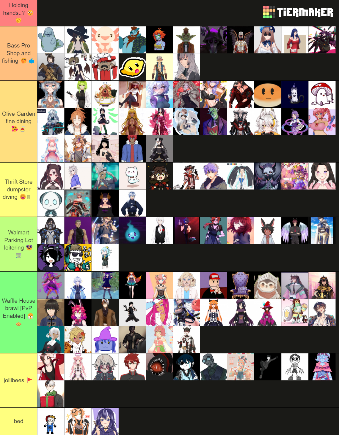 Aka Ai Valentines Tierlist Tier List (Community Rankings) - TierMaker