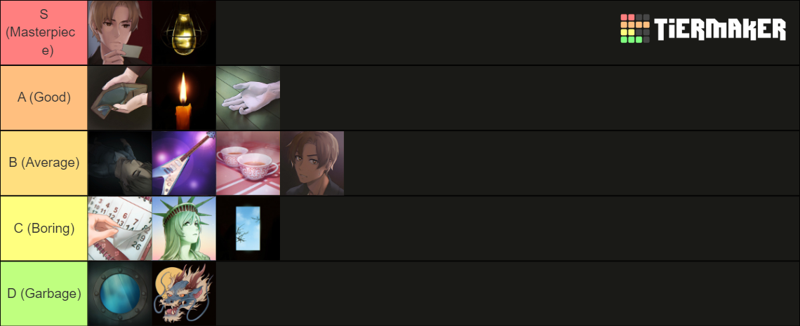 Love Money Rock'n'Roll Endings Tier List (Community Rankings) - TierMaker