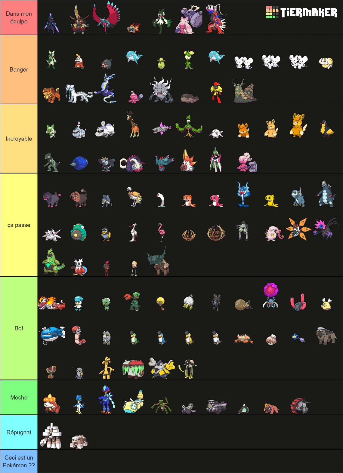 Pokémon 9G Tier List (Community Rankings) - TierMaker