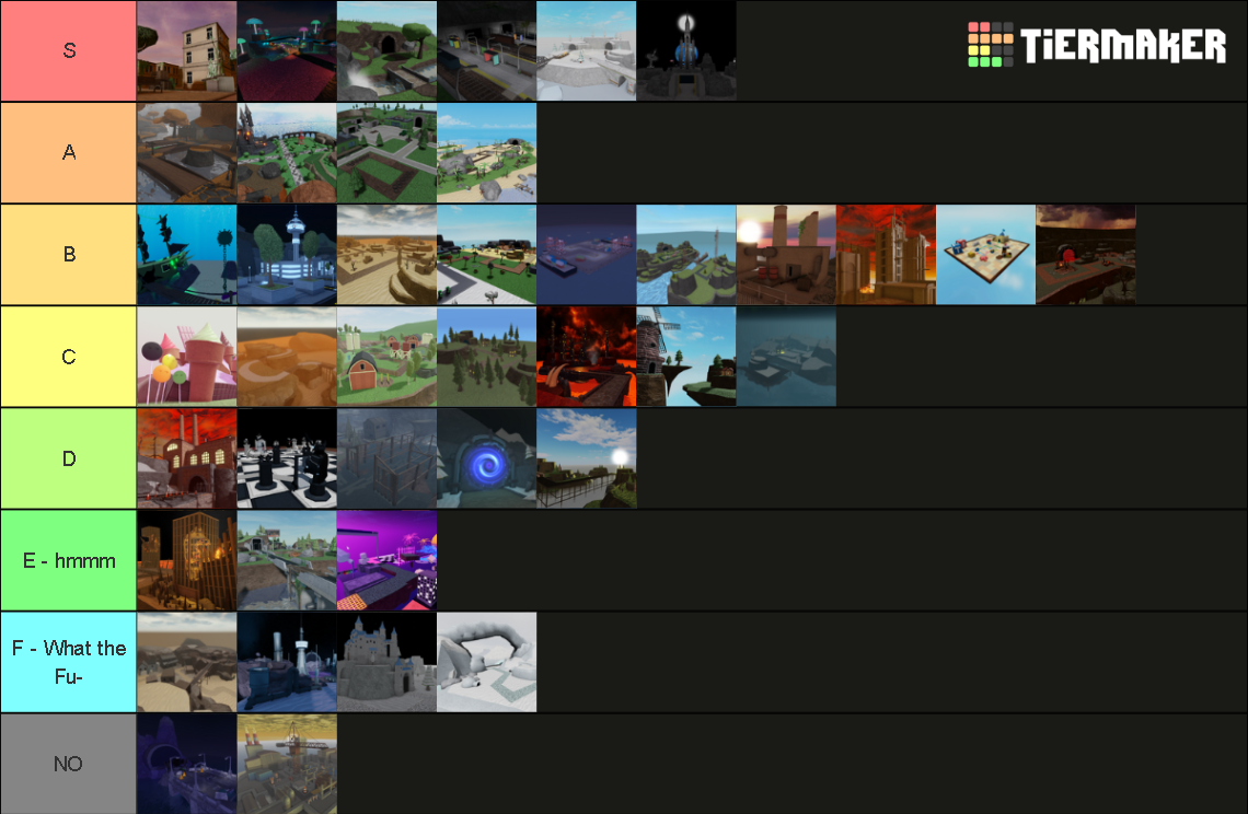 TDS Maps Tier List (Community Rankings) - TierMaker