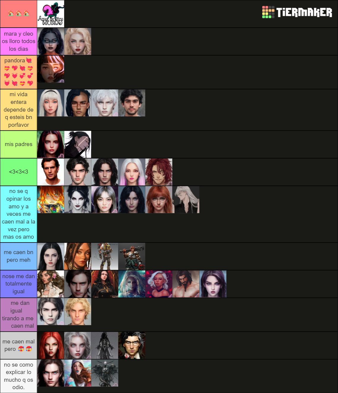 #ADOM Characters Tier List (Community Rankings) - TierMaker