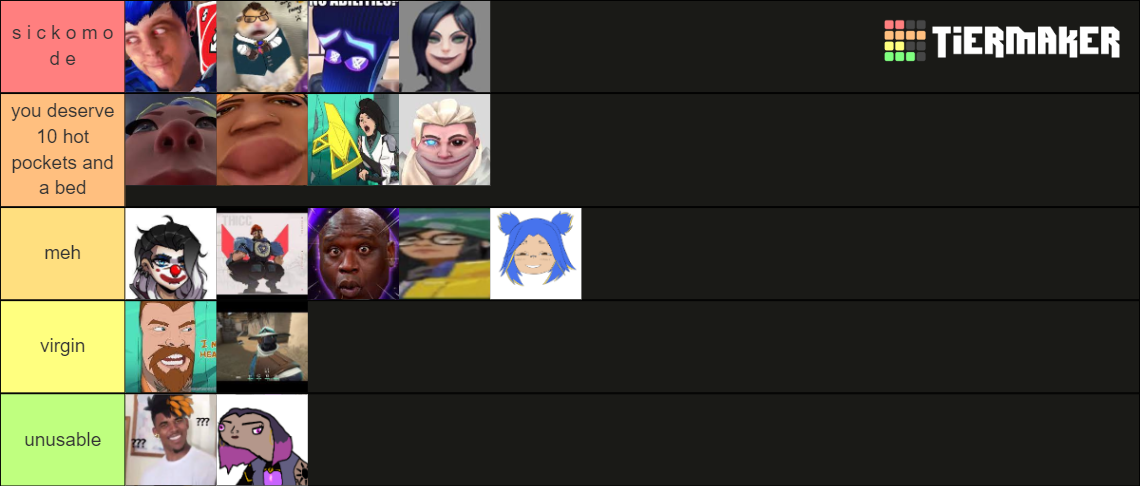 val agents Tier List (Community Rankings) - TierMaker