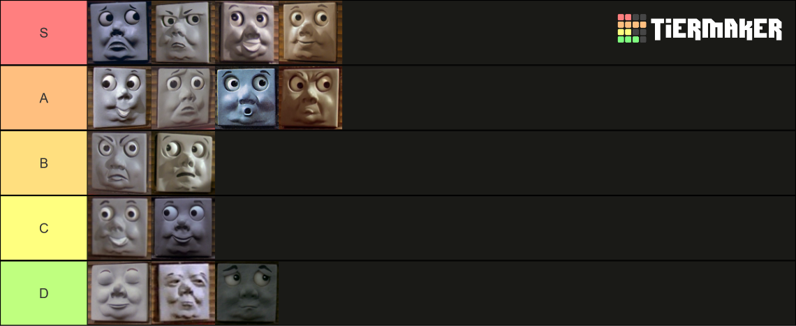 Thomas the Tank Engine Faces (Toby) Tier List (Community Rankings ...