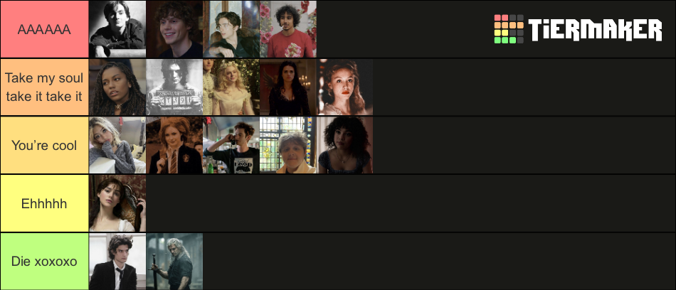 Marauders era characters but better Tier List (Community Rankings ...