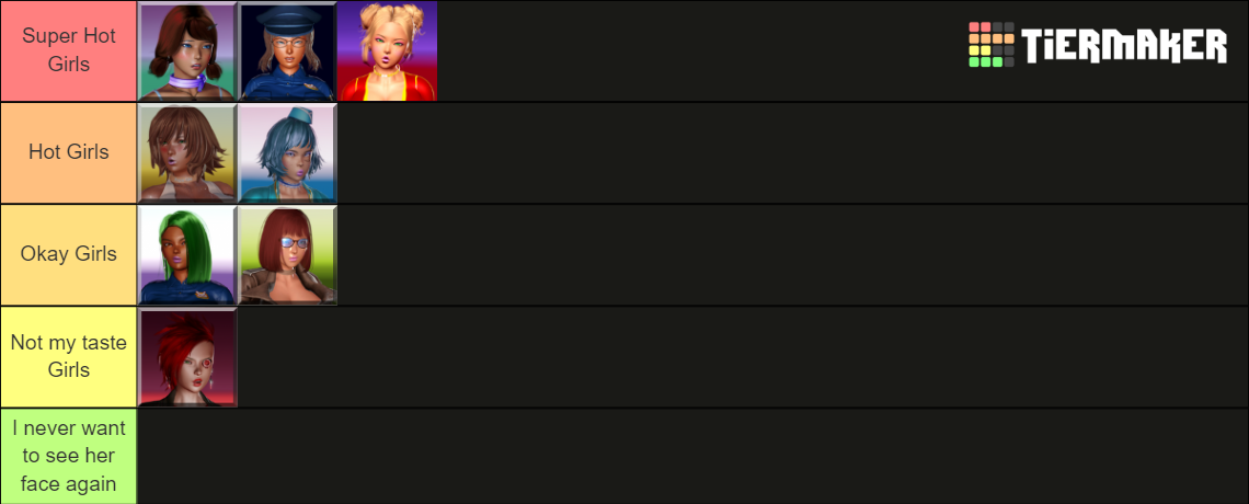 Cyberslayers Hottest Girls Tier List (Community Rankings) - TierMaker