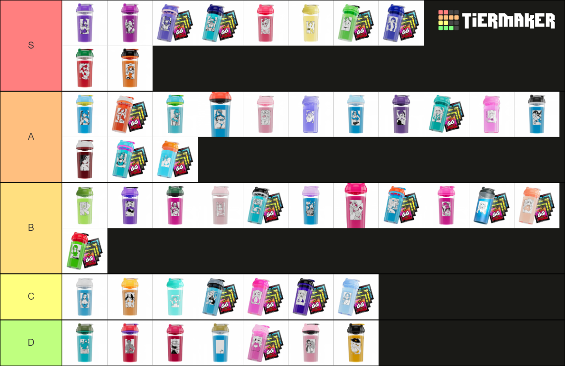 Gamersupps Waifu Cup Tier List (Community Rankings) - TierMaker