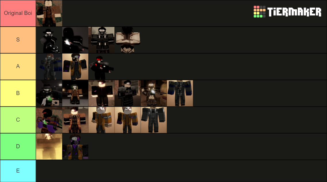 Gashi Family Uniforms Tier List (Community Rankings) - TierMaker