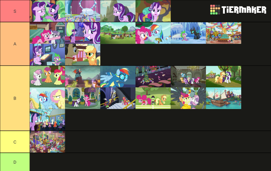 My Little Pony Season 6 Episode Tier List (Community Rankings) - TierMaker