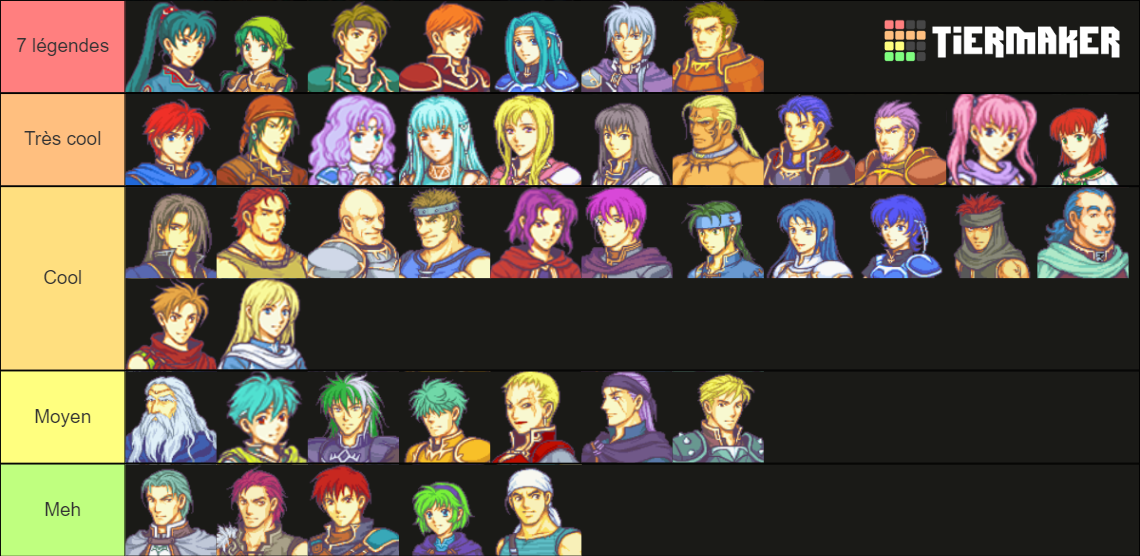 Fire Emblem GBA Tier List (Community Rankings) - TierMaker Fire Emblem GBA Tier List (Community Rankings) - TierMaker