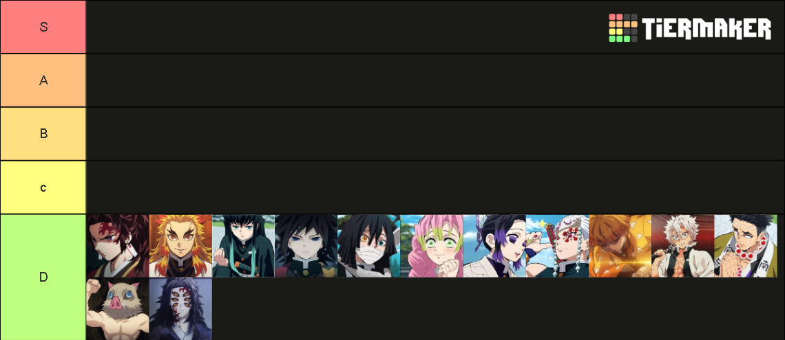 breathing demon slayer Tier List (Community Rankings) - TierMaker