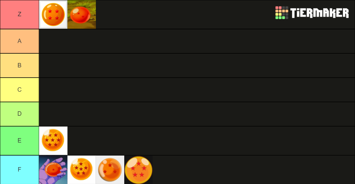 Dragon Balls Tier List (Community Rankings) - TierMaker