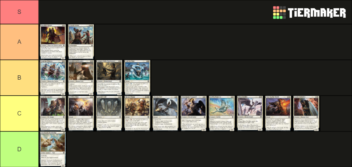 MTG DMU White Commons Tier List (Community Rankings) - TierMaker