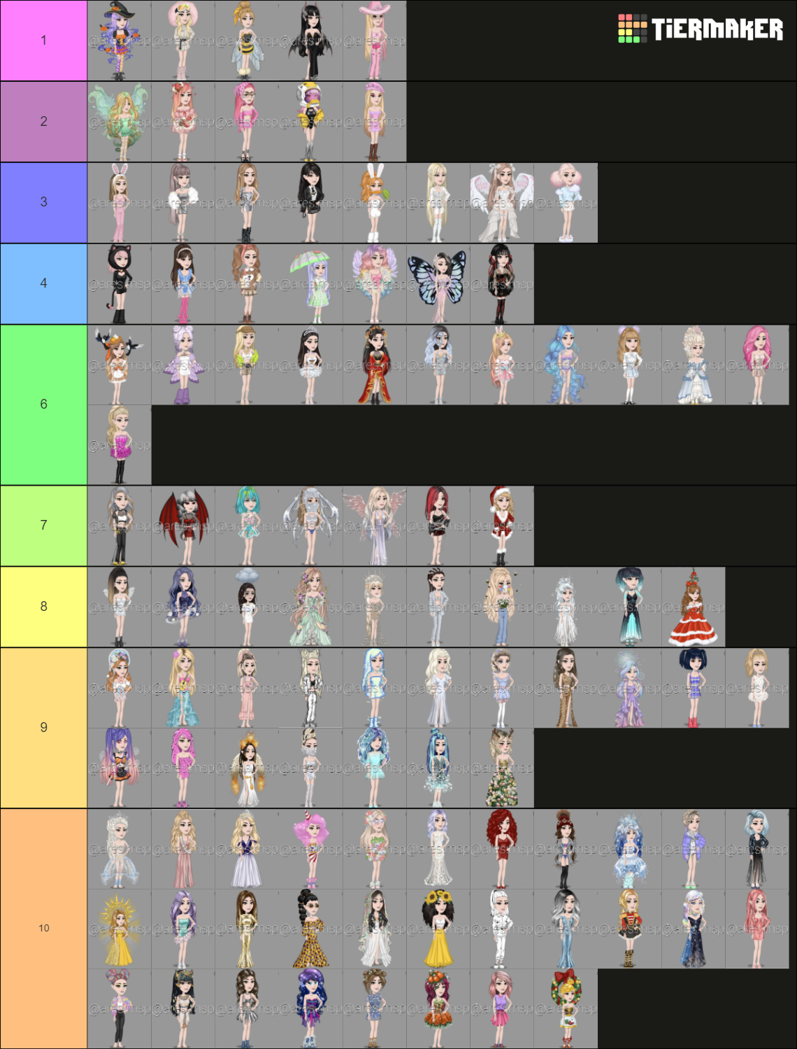 Msp Dpack Tierlist Tier List Community Rankings Tiermaker