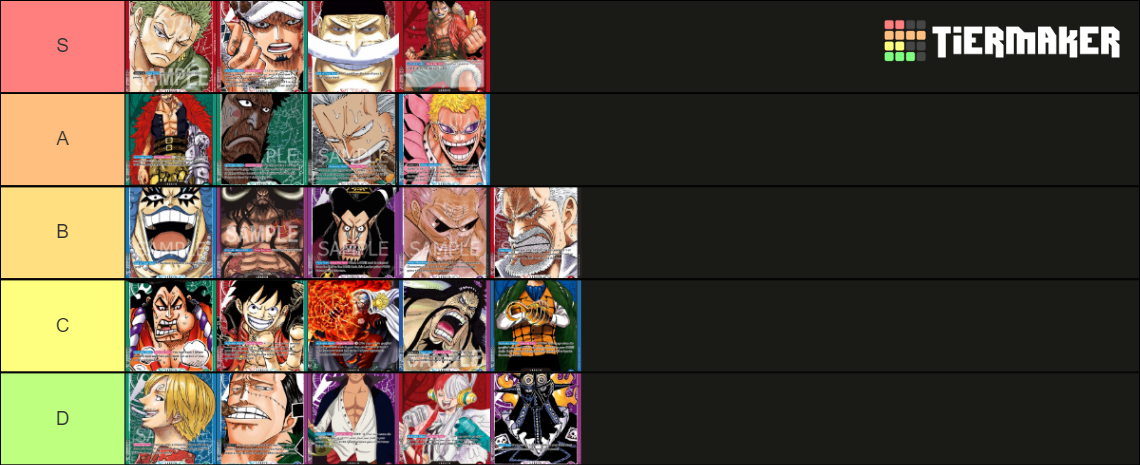 OPTCG leader Tier List (Community Rankings) - TierMaker
