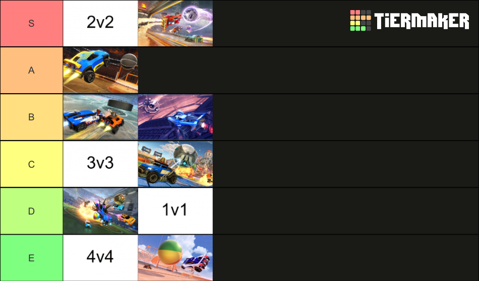 Rocket League Game Modes Tier List (Community Rankings) - TierMaker