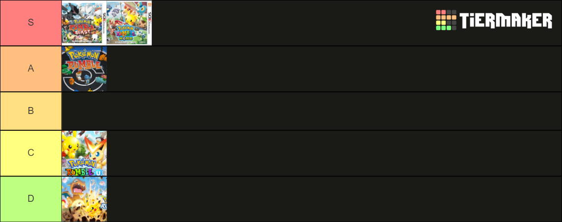 Pokemon Rumble Tier List (Community Rankings) - TierMaker