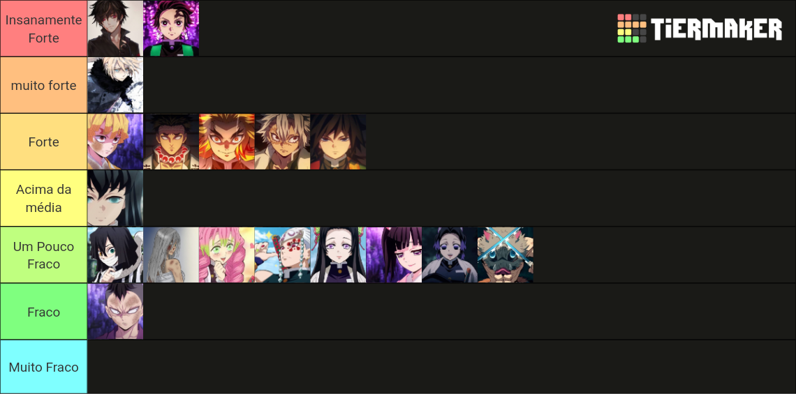 Hashiras and pro Slayers Tier List (Community Rankings) - TierMaker